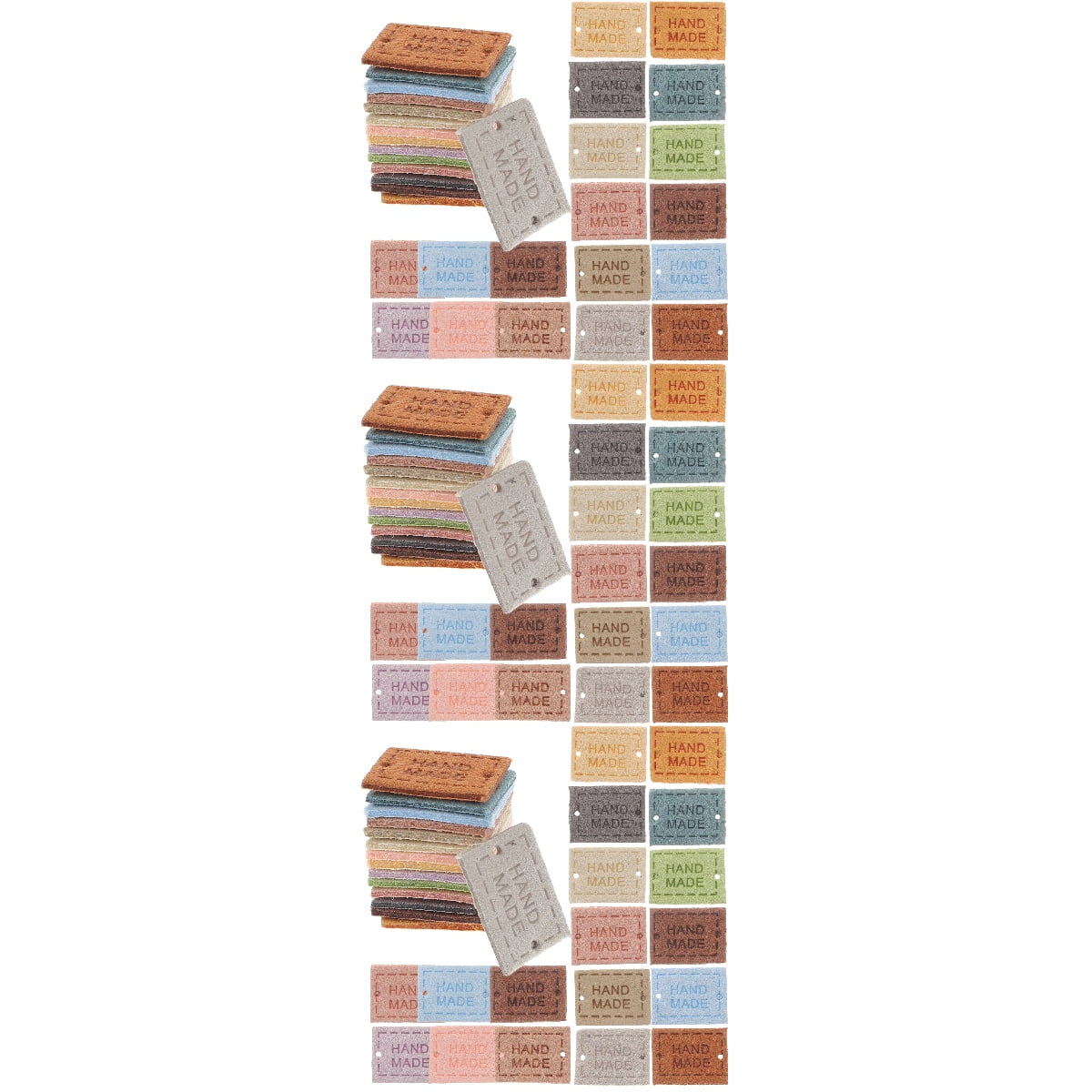 3 Count Labels for Crochet Items Tags Handmade Leather Easy to Use ...