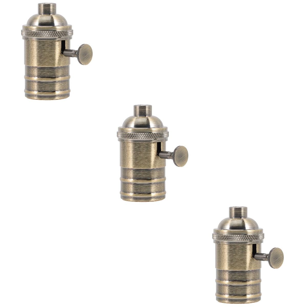 3 Count Lamp Repair Kit Way Socket Replacement Light Bulbs Plug Parts ...