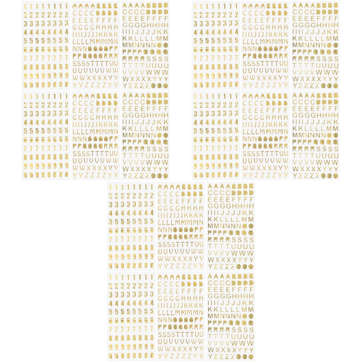 3 Count Letter Stickers English Alphabet Stickers DIY Stickers 20X10CM ...