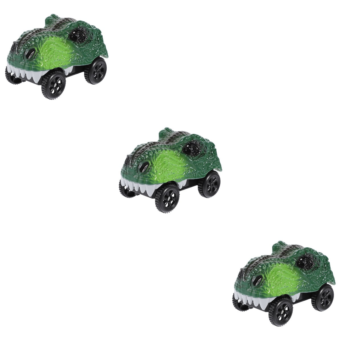 3 Count Light Up Dinosaur Cars Dinosaurs Race Track Toy Vehicle The ...
