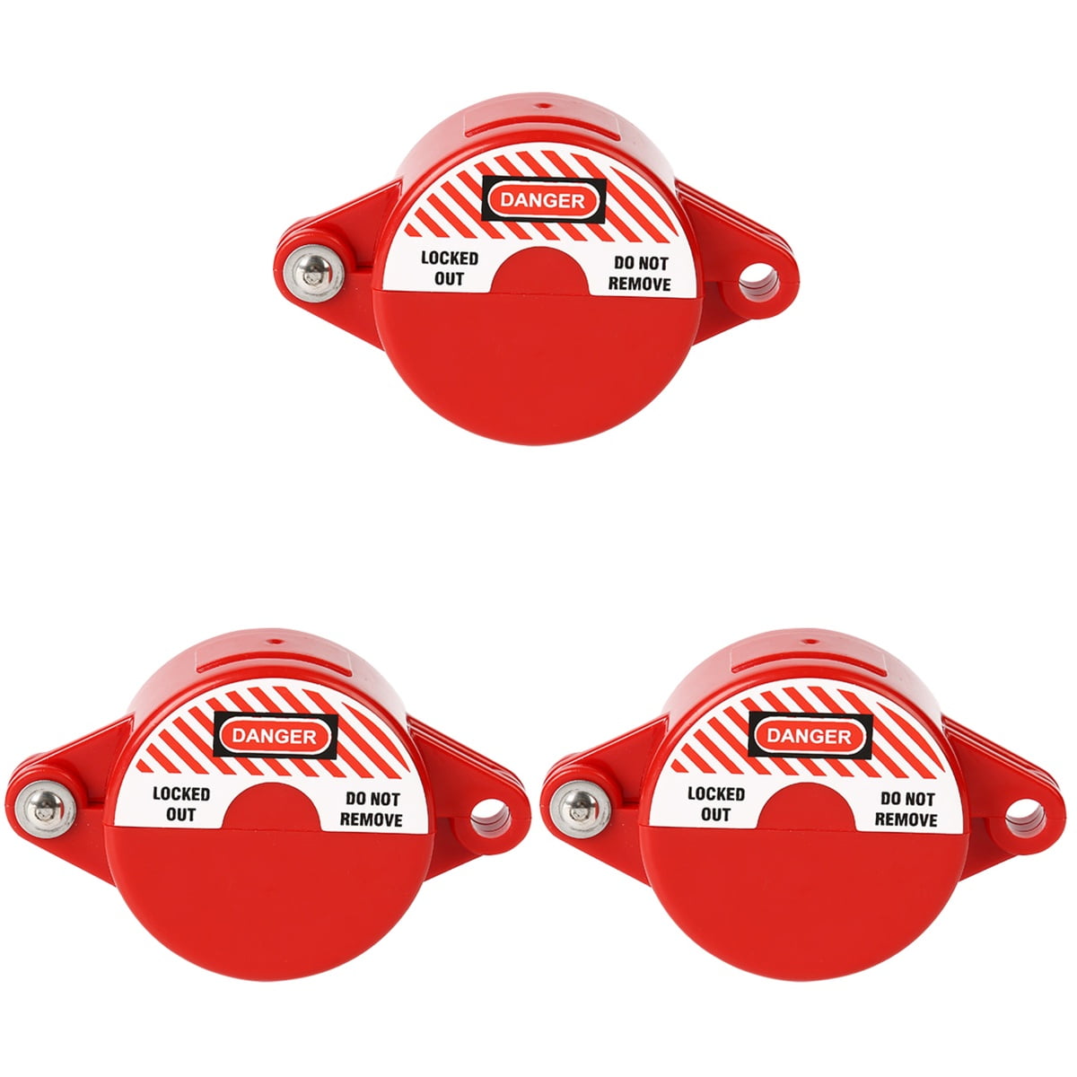 3 Count Locks Professional Valve Lock 15x14.2cm Red - Walmart.com