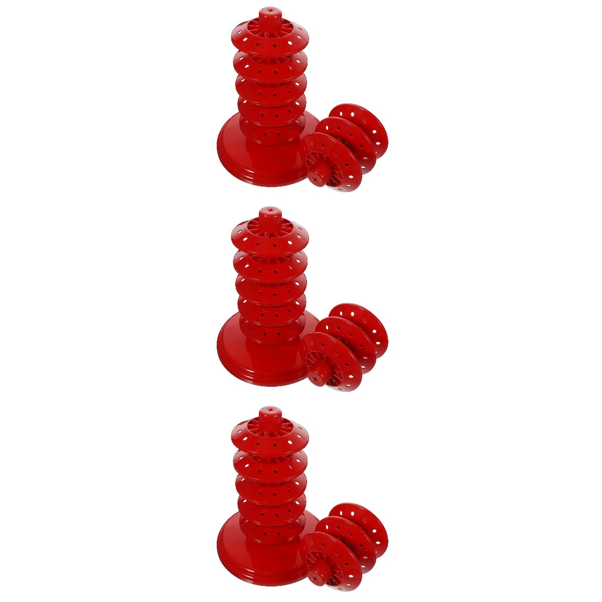 3 Count Lollipop Tower Stand Adjustable Rack Candy Red Father - Walmart.com