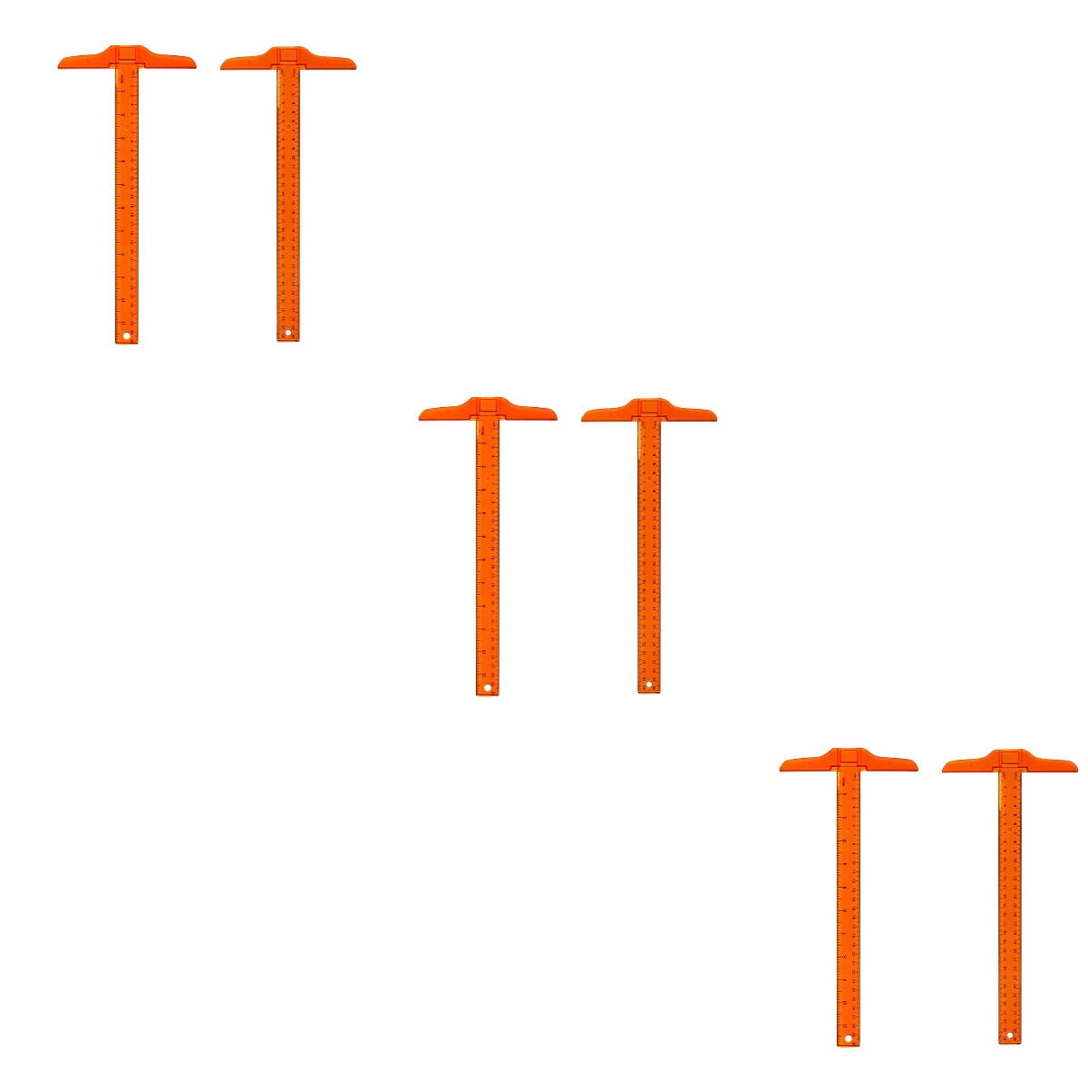 3 Count Metric Architectural Scale Measuring Ruler Office Student ...