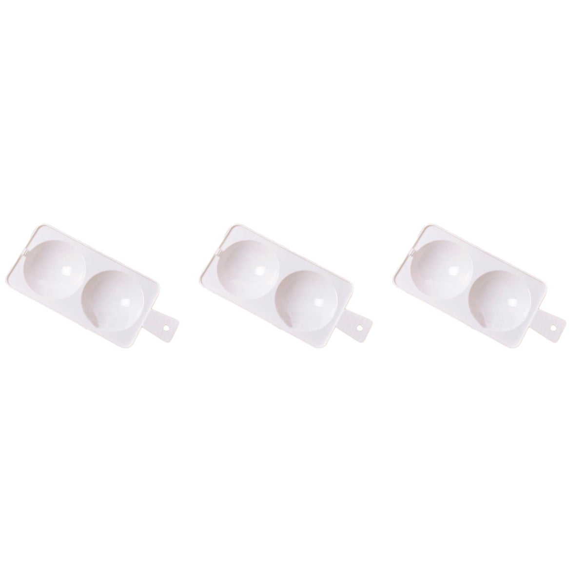 3 Count Microwave Egg Poacher Easy to Clean Cooker Portable - Walmart.com
