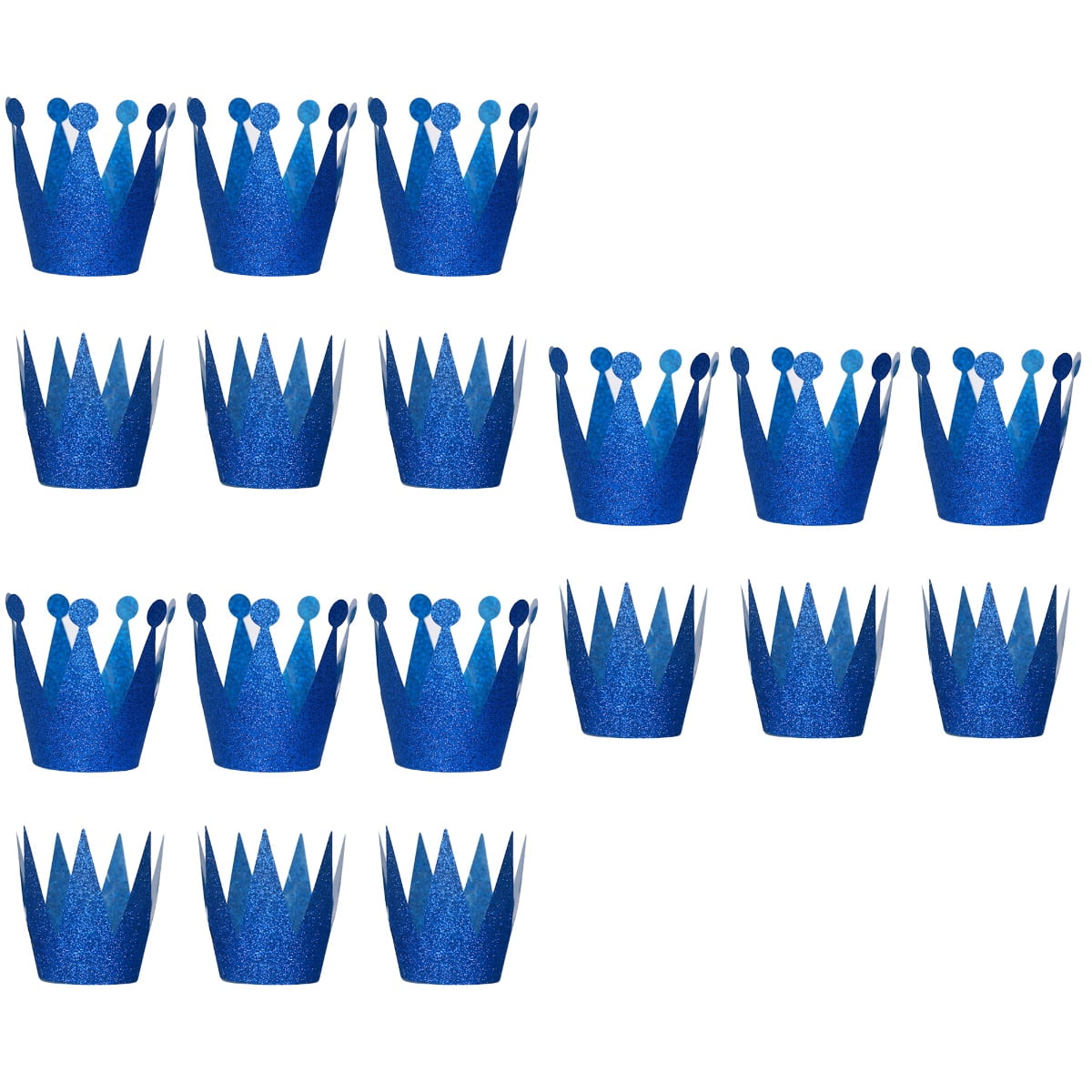 3 Count Mini Crown Cake Topper Prince Crowns Glitter Hats - Walmart.com