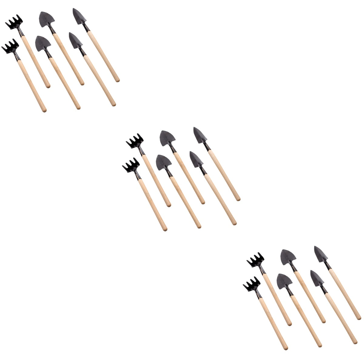 3 Count Mini Tool Shovel Rustproof Small Gardening Spade Hoes for Kids ...