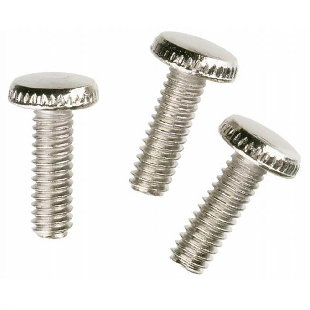 3 Count Nickel Plated Knurled Light Fixture Screws - Walmart.com