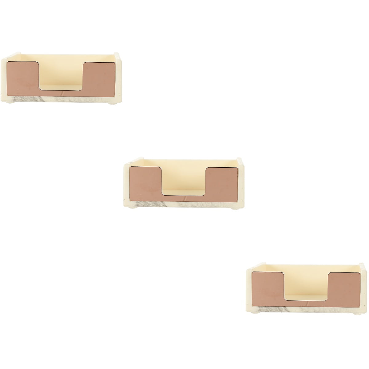 3 Count Note Box Memo Papers Holder Pads Marble Desk Accessories ...