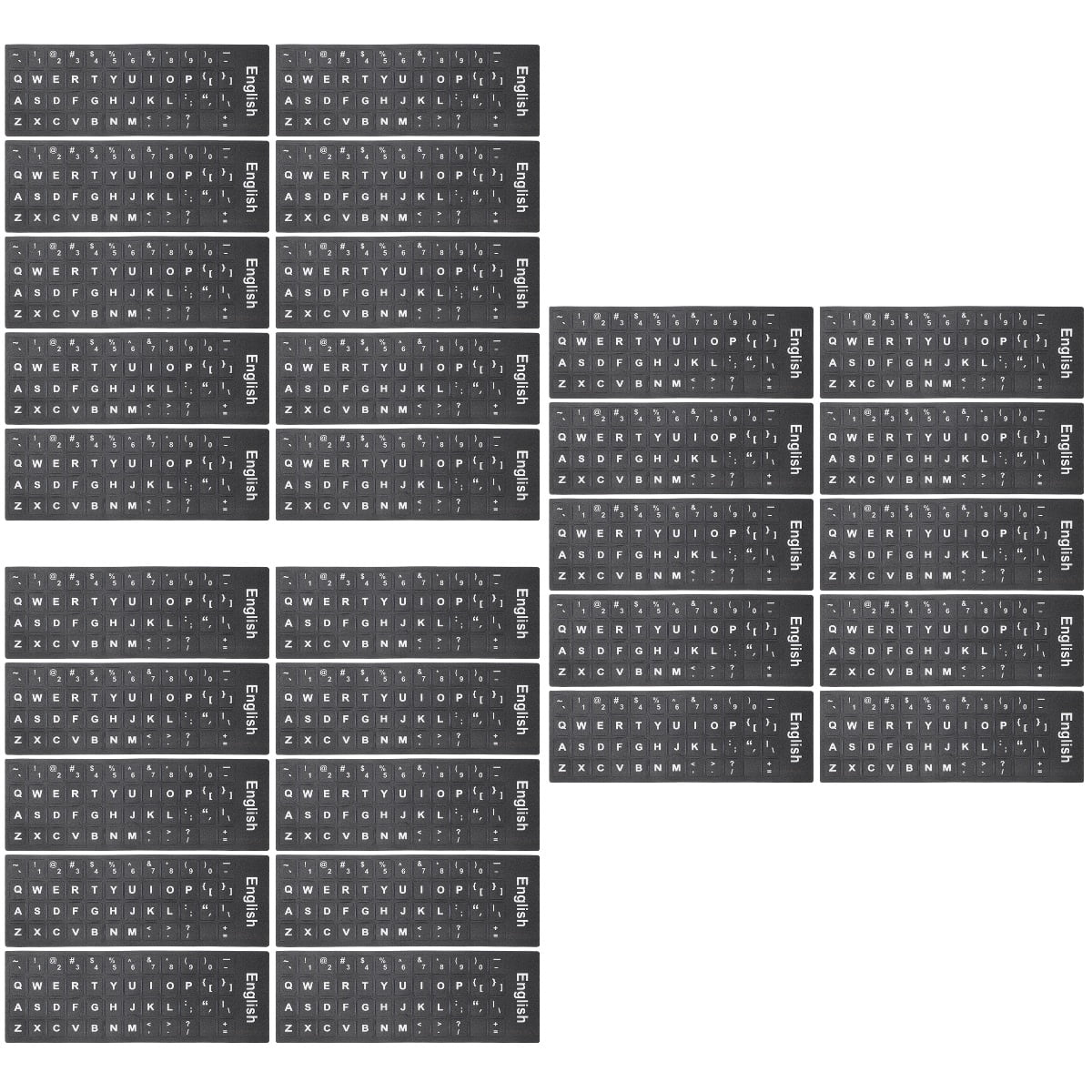 3 Count Office Keyboard Keyboard Stickers Keyboard Key Label 18.00X6 ...