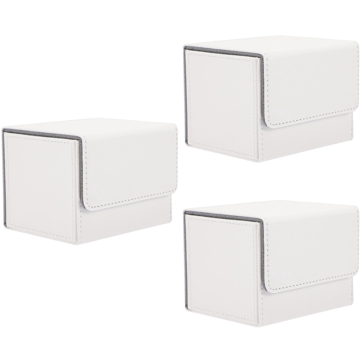 3 Count Organizer Holders Poker Storage Box Cards Storage Case 10.5x9cm ...
