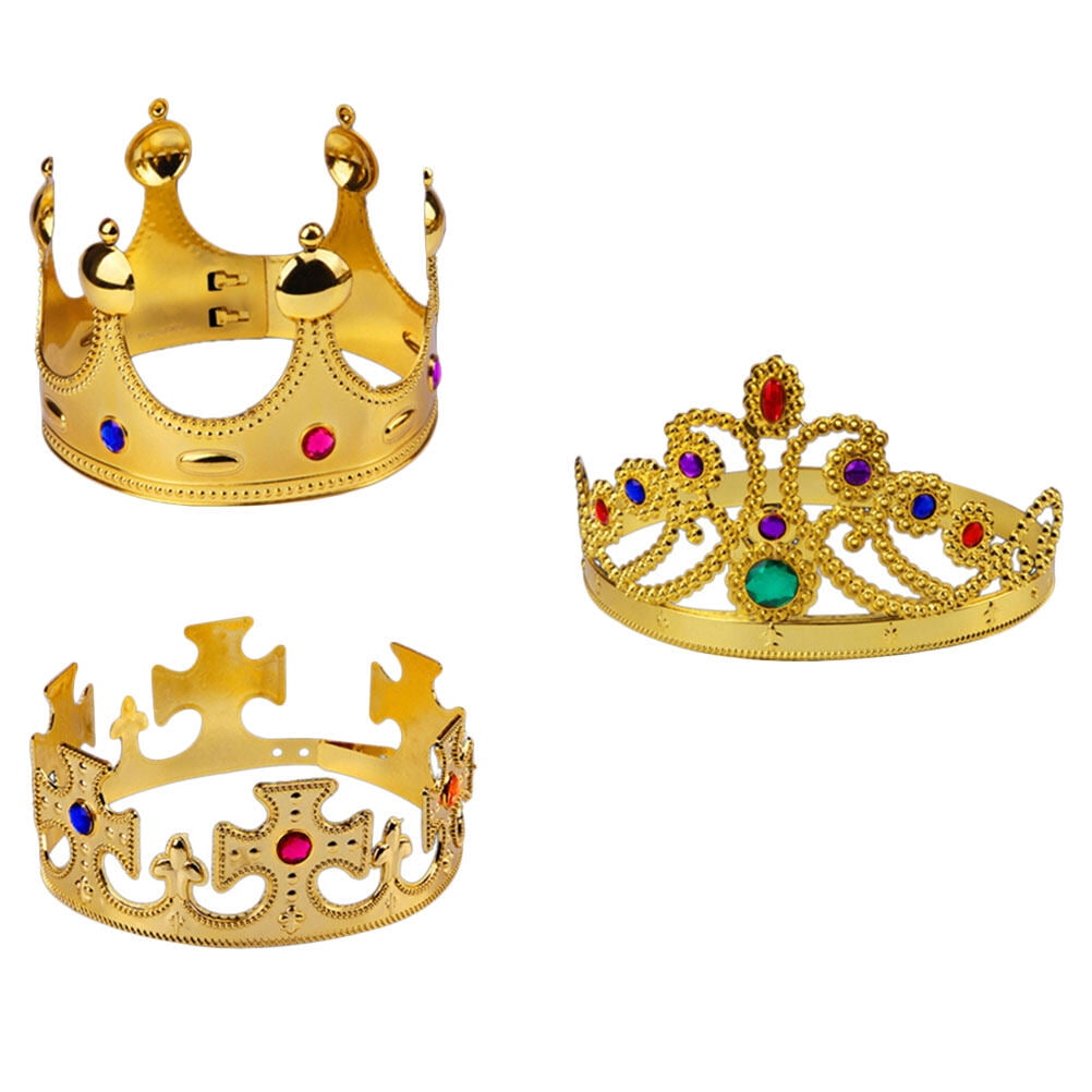 3 Count Paper Crowns to Make Party Dress up Props Baby - Walmart.com