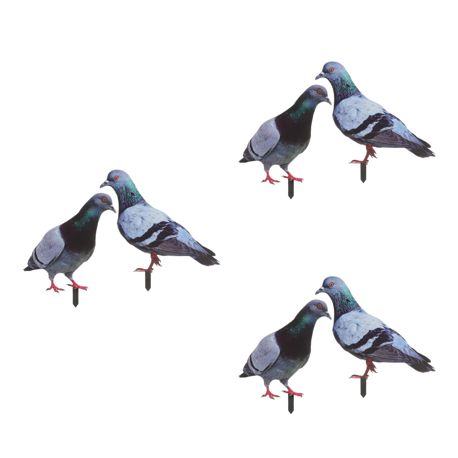 3 Count Pigeon Ornament Rooster Decor Garden Decoration Figures ...