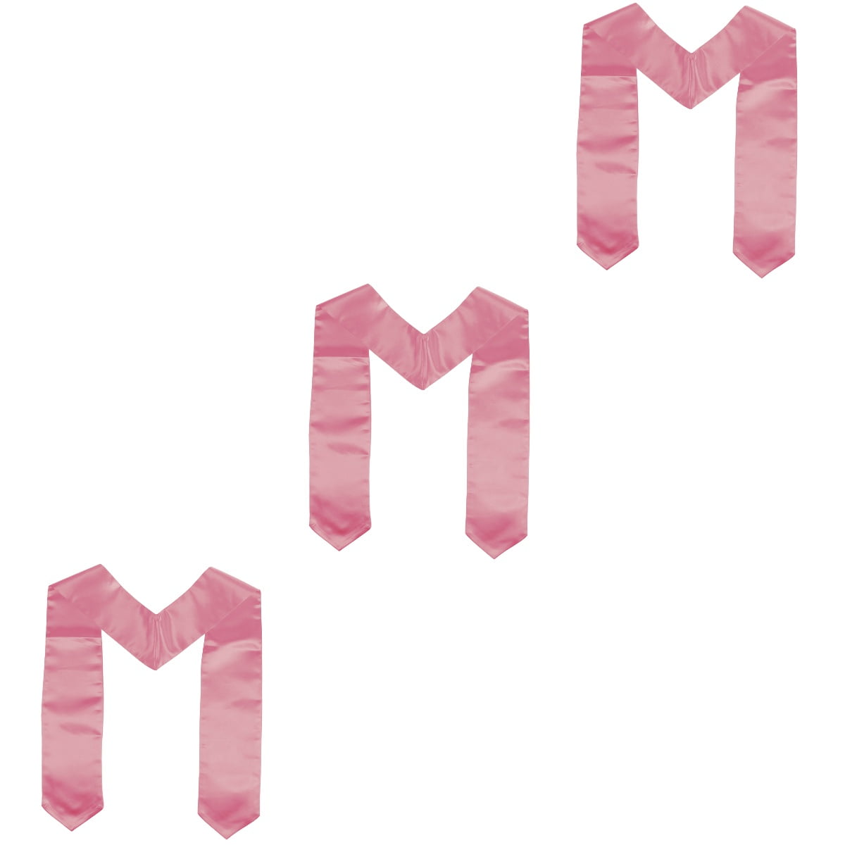 3 Count Plain Sash Graduation Accessories Graduation Sash Choir Stole ...