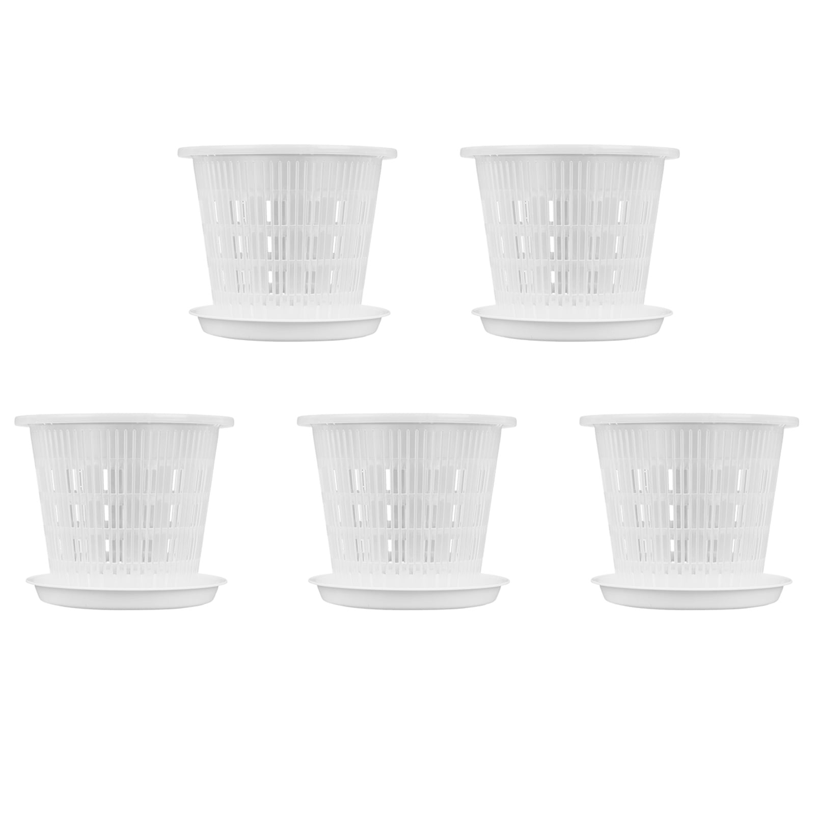 3 Count Planter Pots for Indoor Plants Perforated Orchid with Holes ...