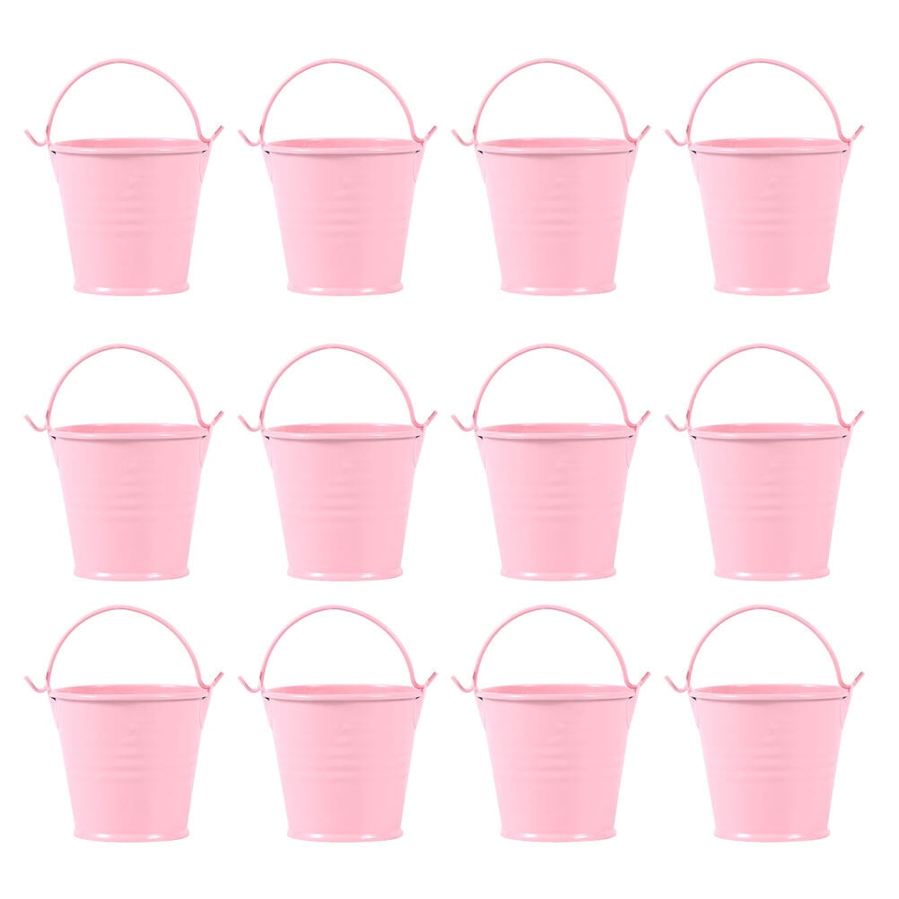 3 Count Pot Feet Risers Outdoor Vases Tin Bucket Simple Style Flower ...