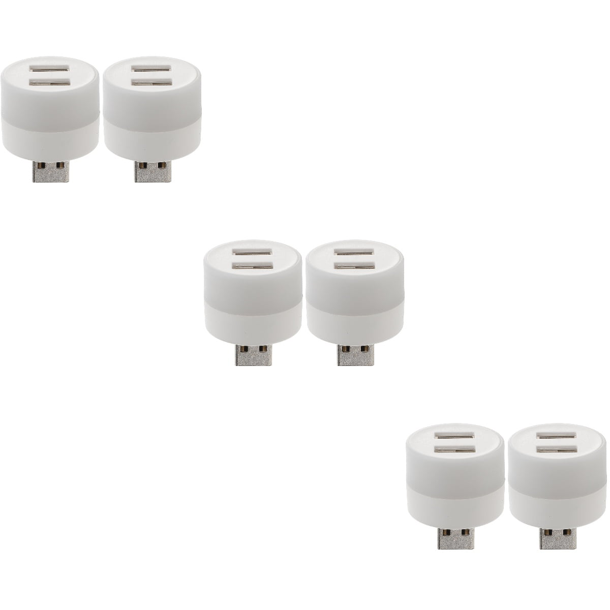 3 Count Power USB Extender USB Extension Hub Baby 2.9X2.9X3.5CM White ...