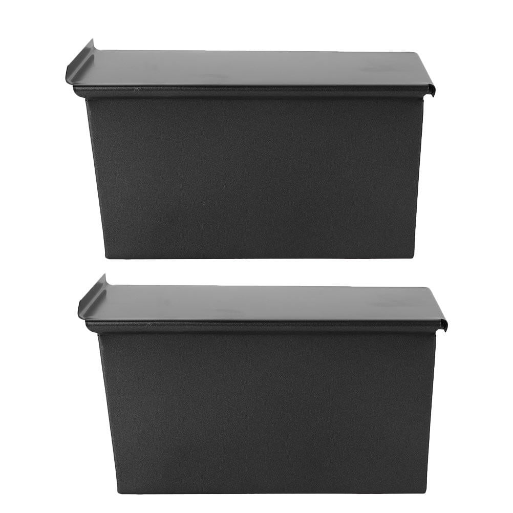 3 Count Pullman Loaf Tin with Lid Toast Box Bread Non-stick Baking Pan ...