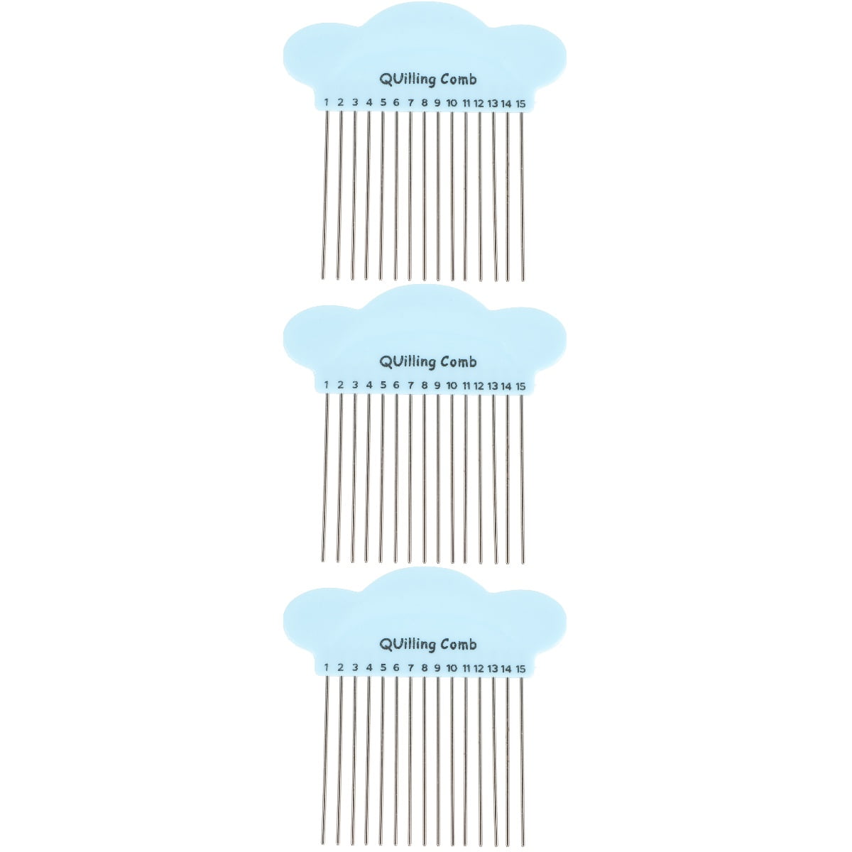 3 Count Quilting Rulers Making Paper Braiding Comb Quilling Board ...