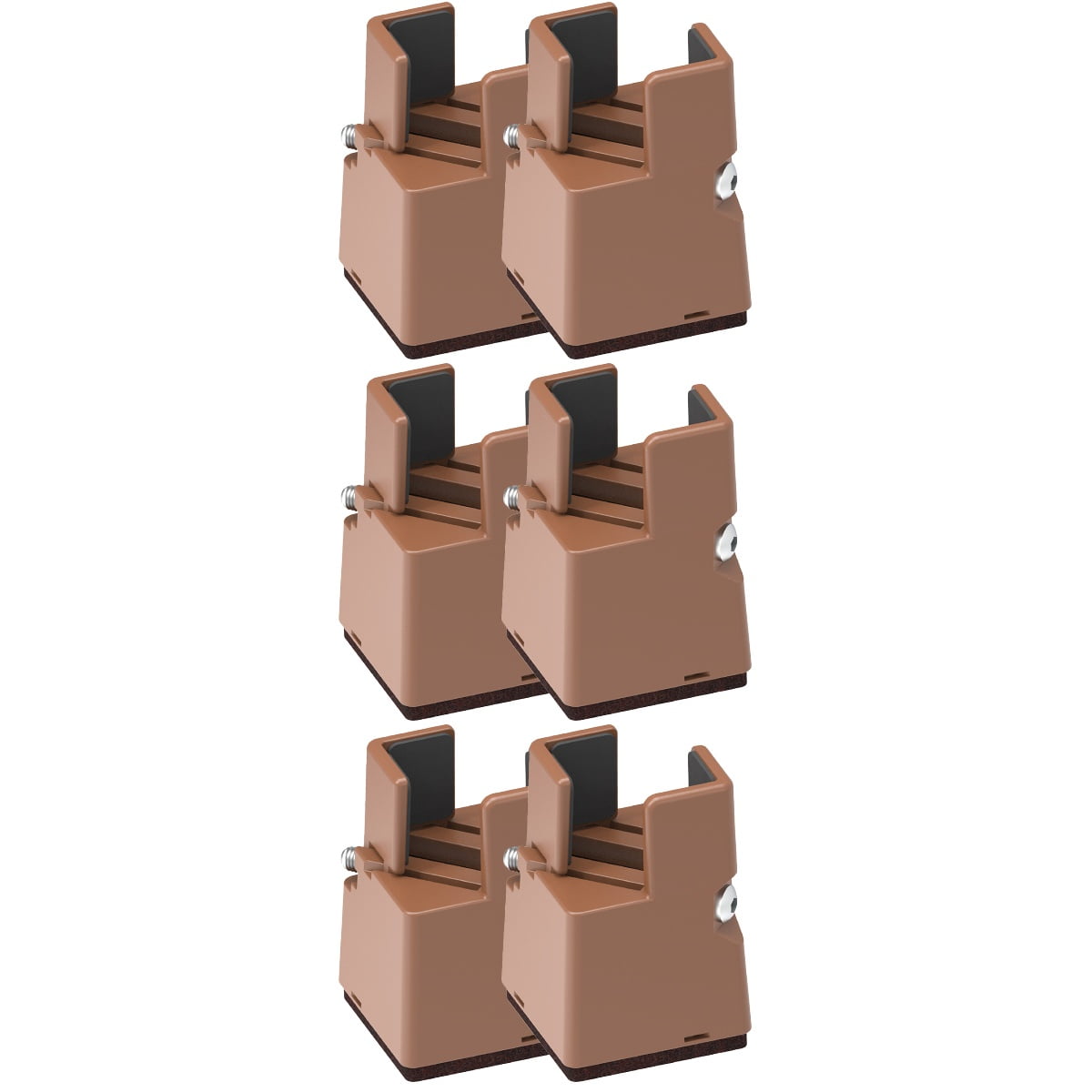 3 Count Rail Heightened Table Mat Furniture Enhancer Block Extender ...