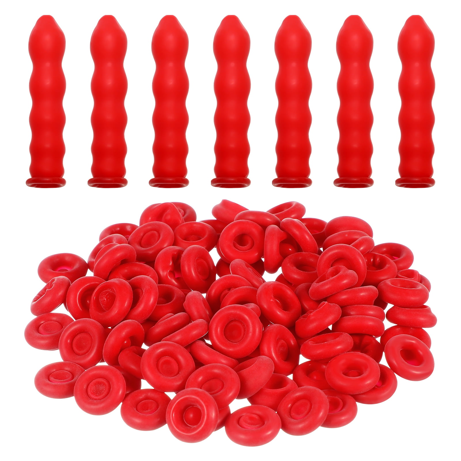 3 Count Refills Saver Nozzle Protective Cover Caulk Tubes Sealing Cap ...