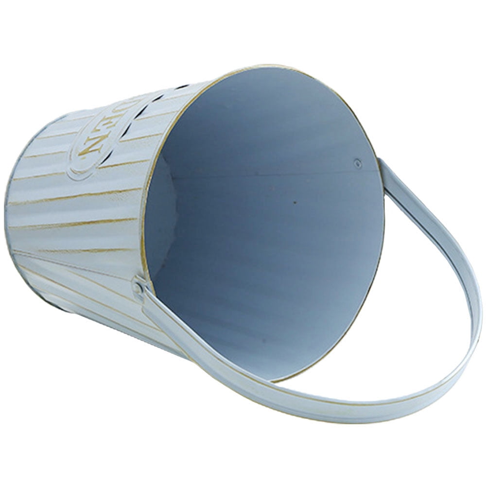 3 Count Retro Tin Flower Bucket Container Planter - Walmart.com