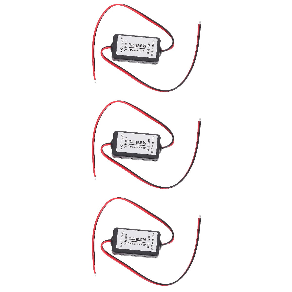 3 Count Reverse Camera Power Filter Rectifier Car Rear View Stabilizer ...