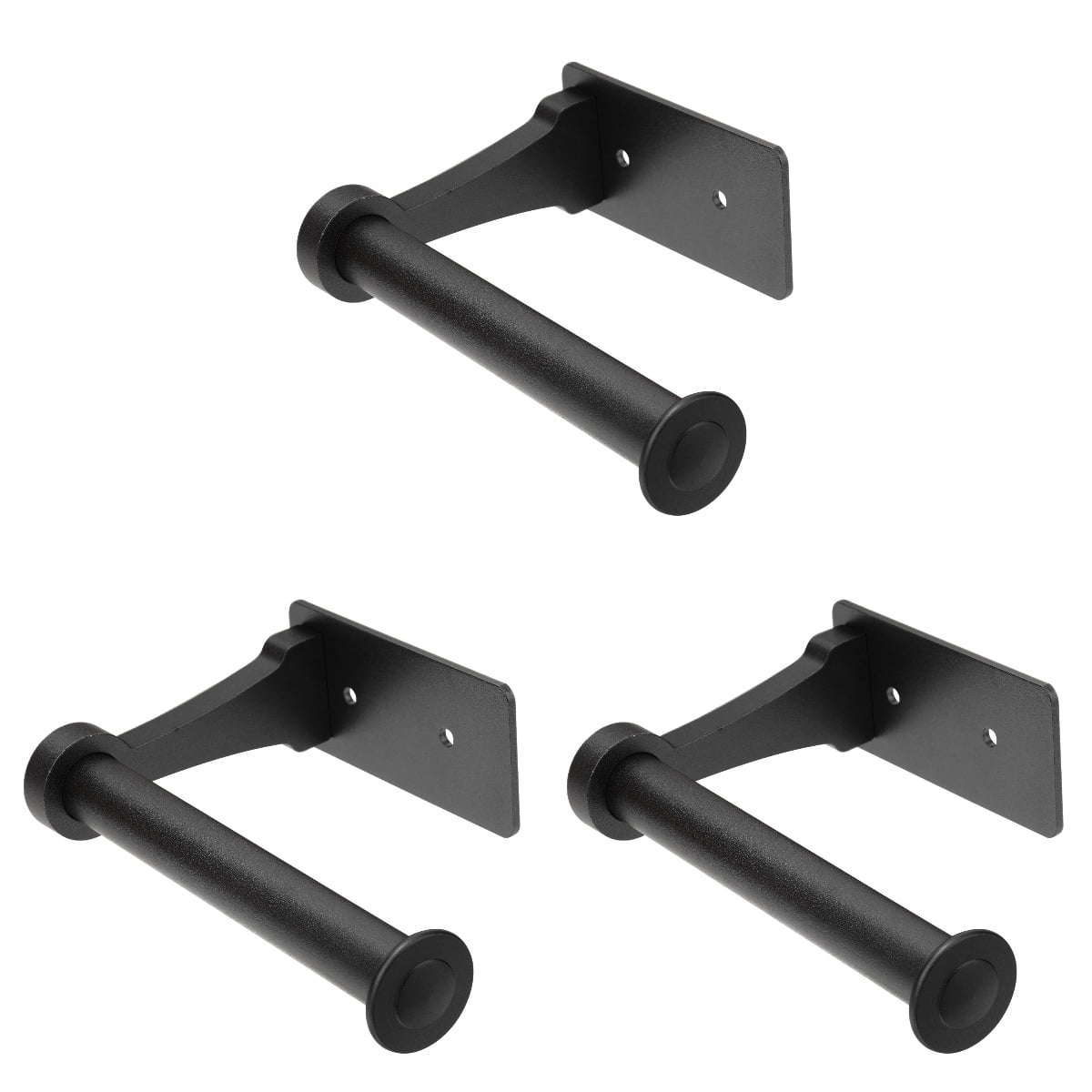 3 Holder Toilet Paper Stand Toilet Paper Organizer Black Paper Towels ...