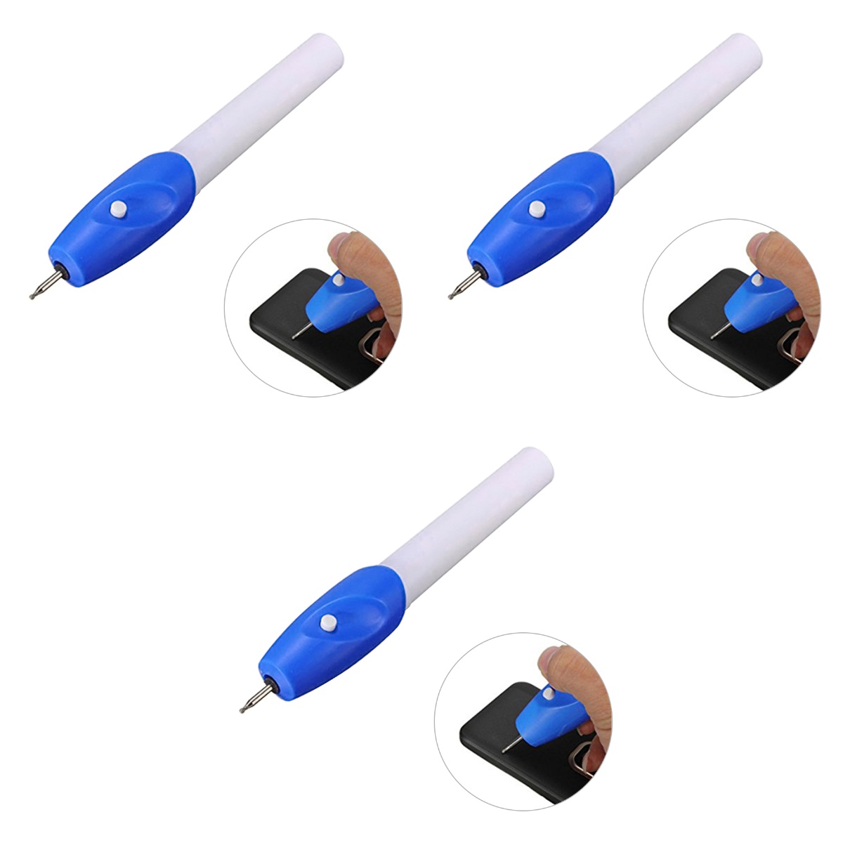 3 Count Round Head Engraving Plush Operated Engraver - Walmart.com