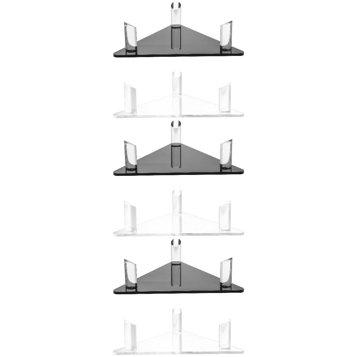 3 Count Rugby Ball Display Stand Soccer Support Mini-basketball Holder ...