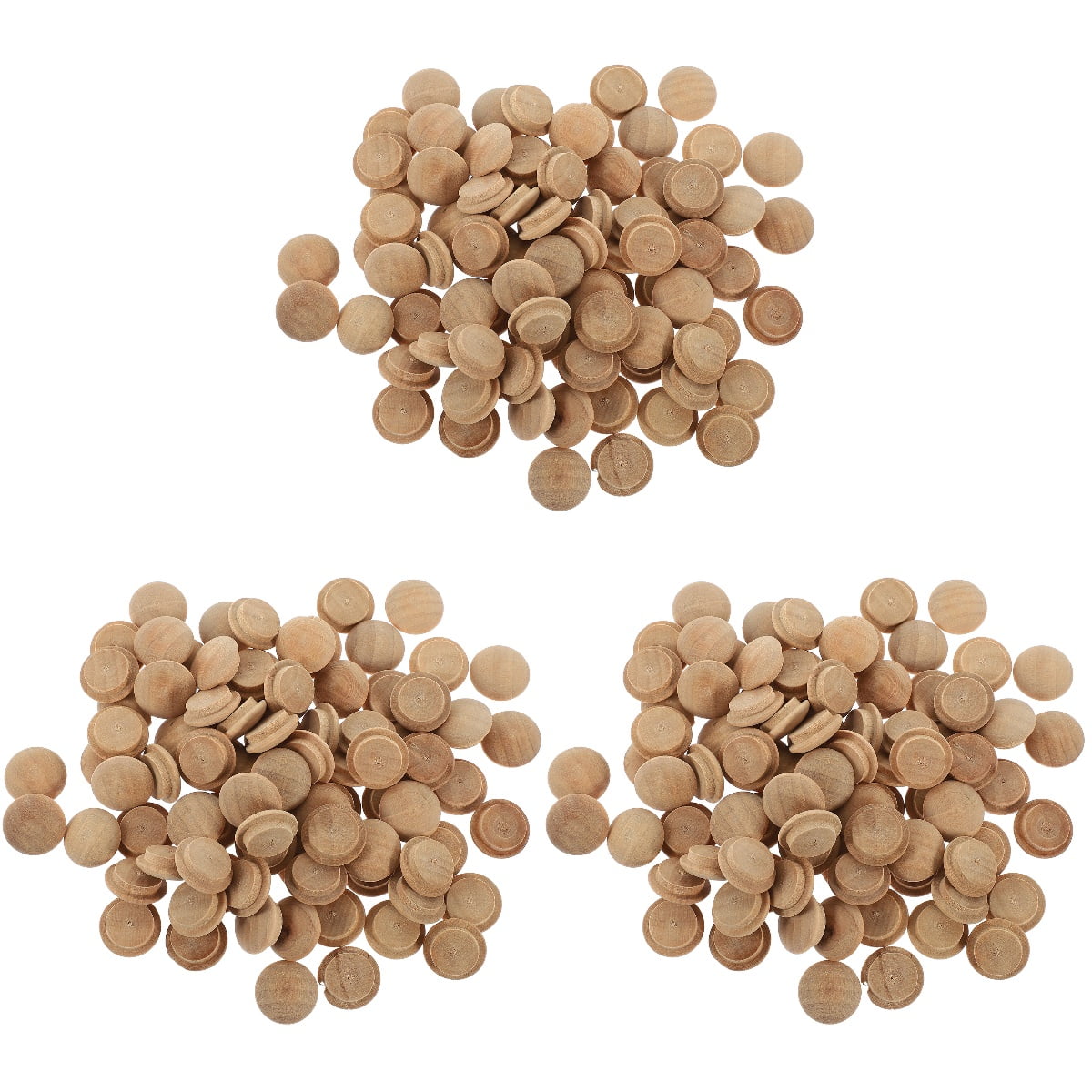 3 Count Screw Hole Wooden Cover Stair Fasteners Clog Decoration ...