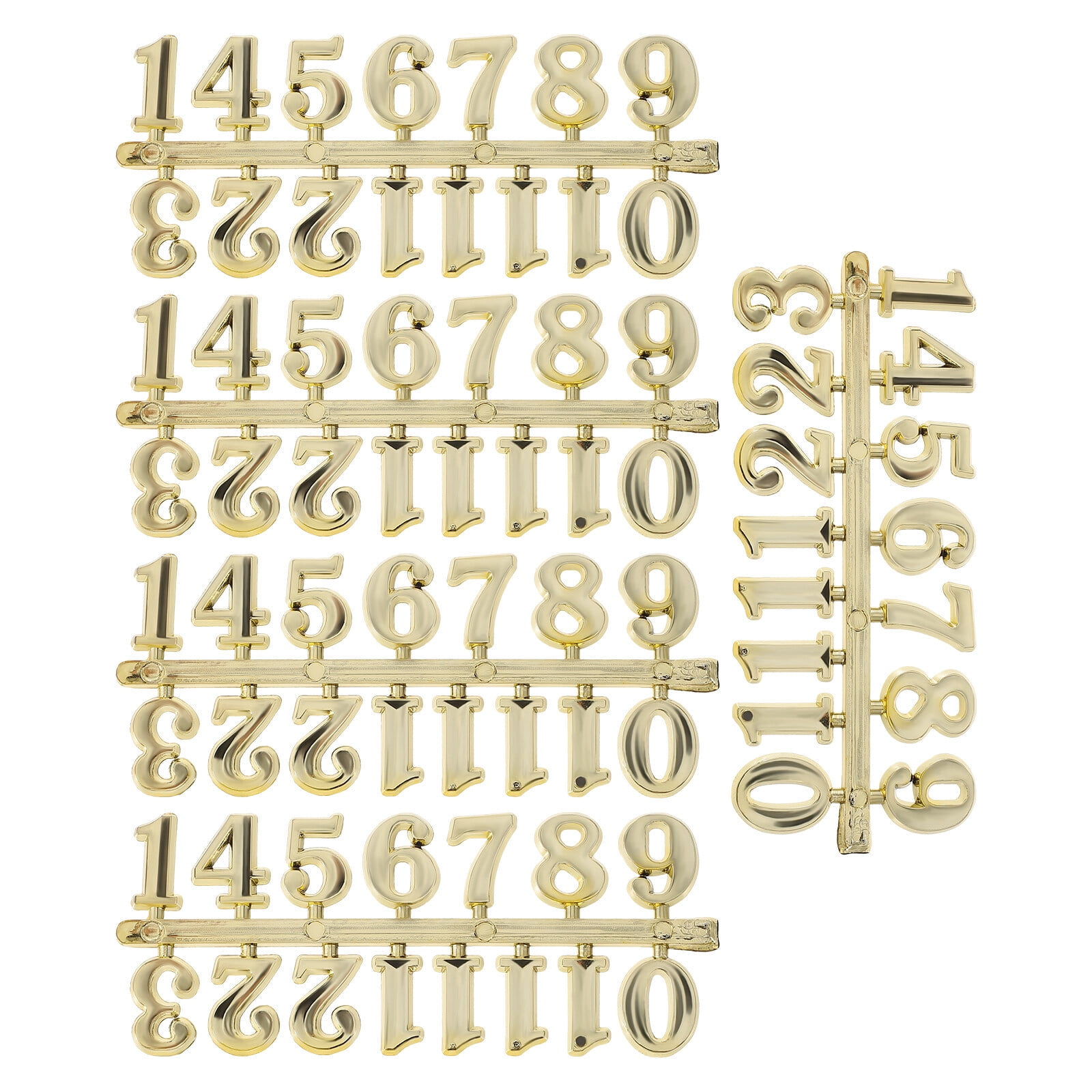 3 Count Self Adhesive Clock Numbers DIY Numerals Plate Wall Digital ...