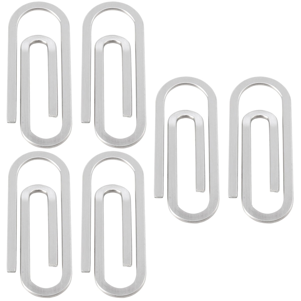 3 Count Slim Wallet Paper Clip Low-priced Clips File Fixing Clamps Miss ...
