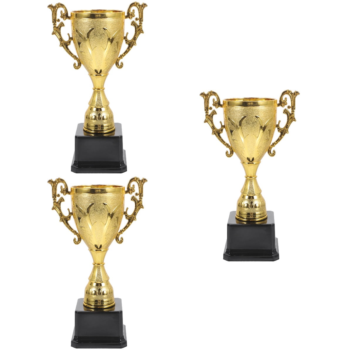 3 Count Soccer Trophy for Kids Children Toys Silver - Walmart.com