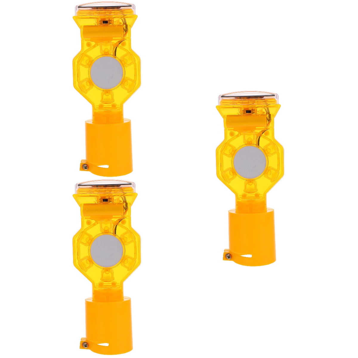 3 Count Solar Light Solar Signal Light Traffic Flashing Light 21X8 ...