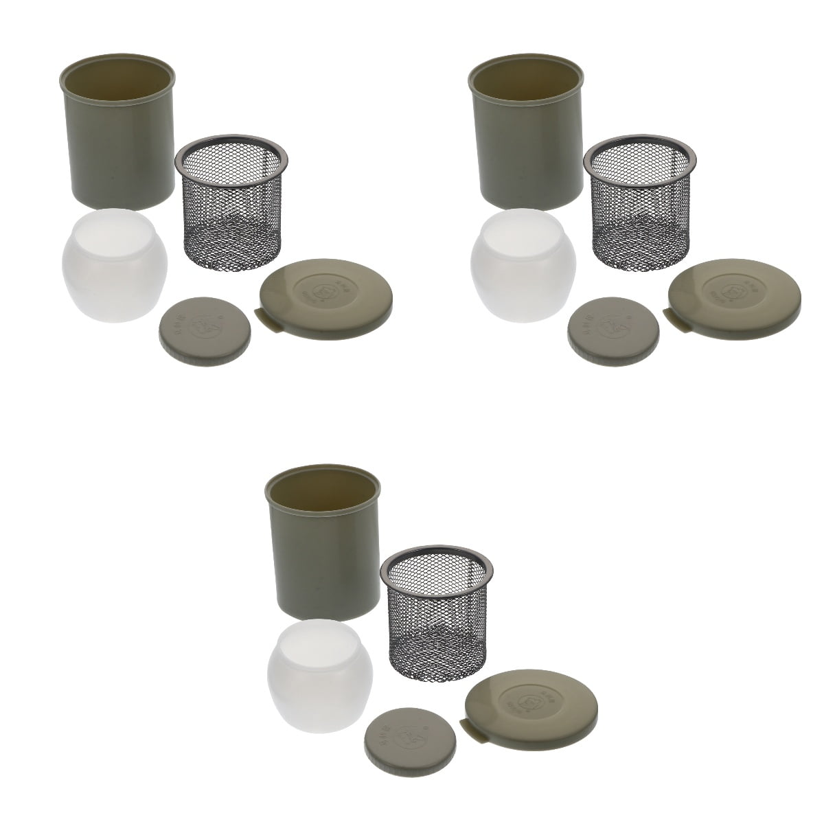 3 Count Sponge Holder Airless Pencil Bucket Artist Wash Cans - Walmart.com
