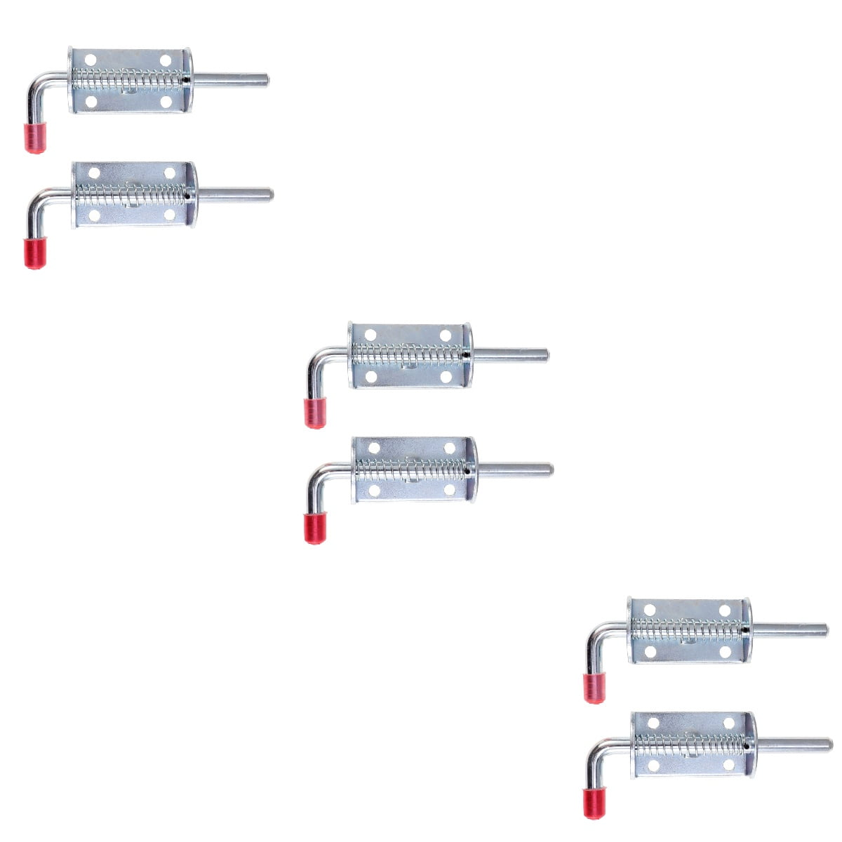 3 Count Spring Bolt for Gate Spring Loaded Gate Bolt Trailer Bolt Lock ...