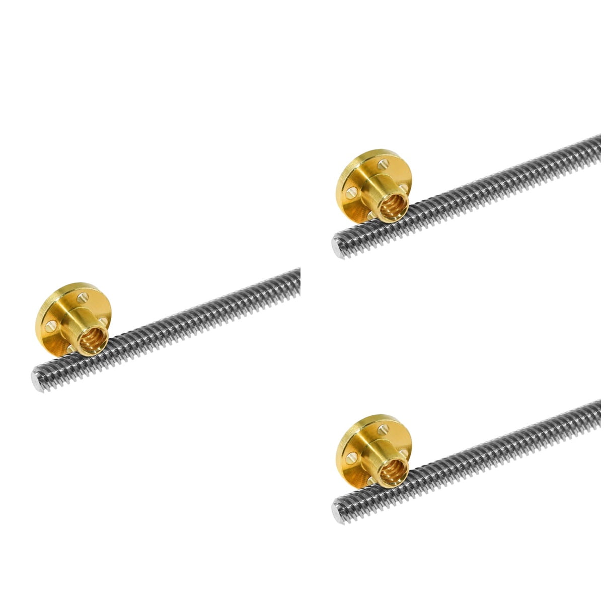 3 Count Stepper Motor Threaded Rod Shape Lead Screw T8 Driver Hand ...