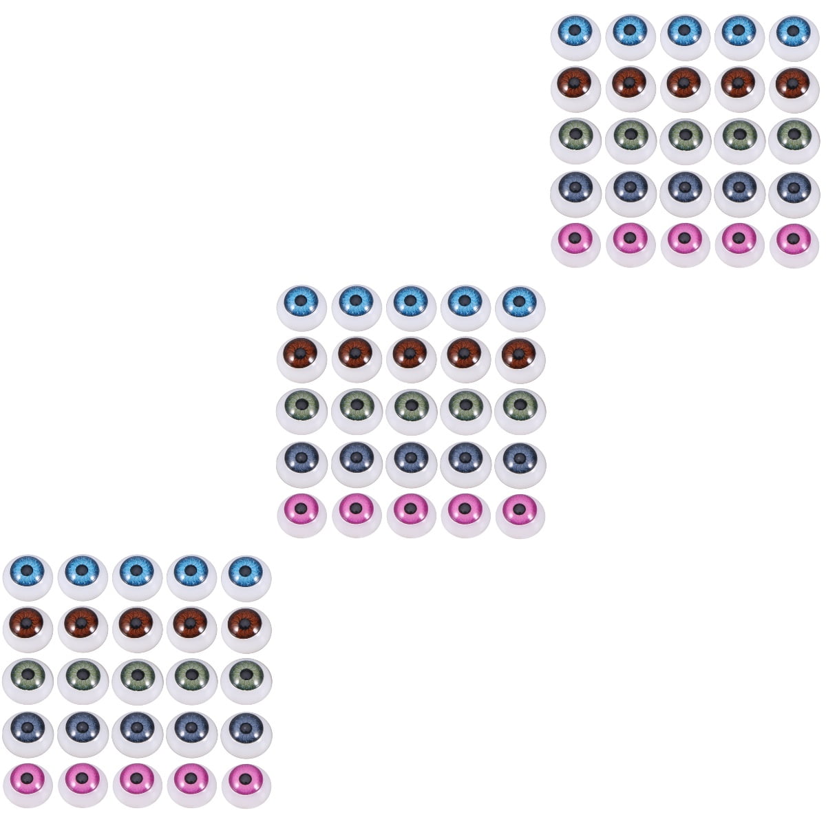 3 Count Stick Eyes for Soft Toys Stuffing Puppets - Walmart.com