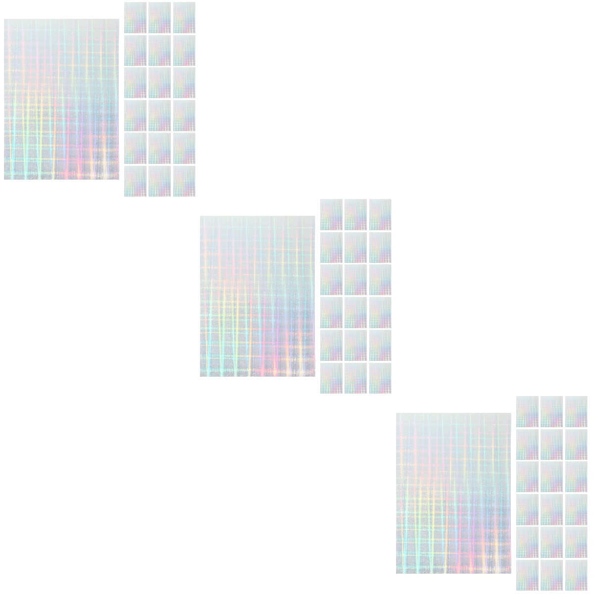 WEUVEB Multi-Color PVC Sticker Paper for Printer, Clear Print - Walmart.com