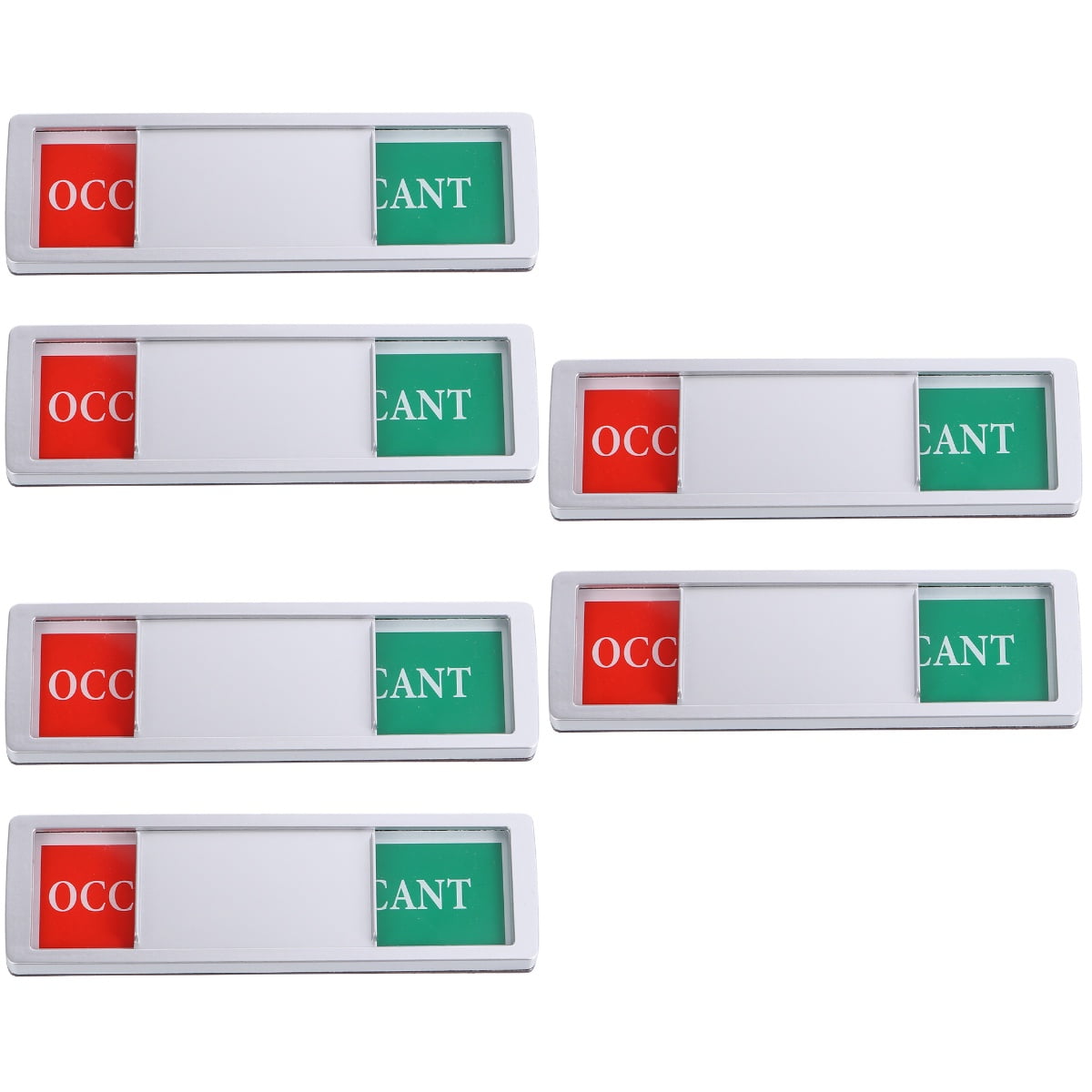 3 Count Sticky Sliding Sign Magnetic Slider Door Signs Office 17.80X5 ...