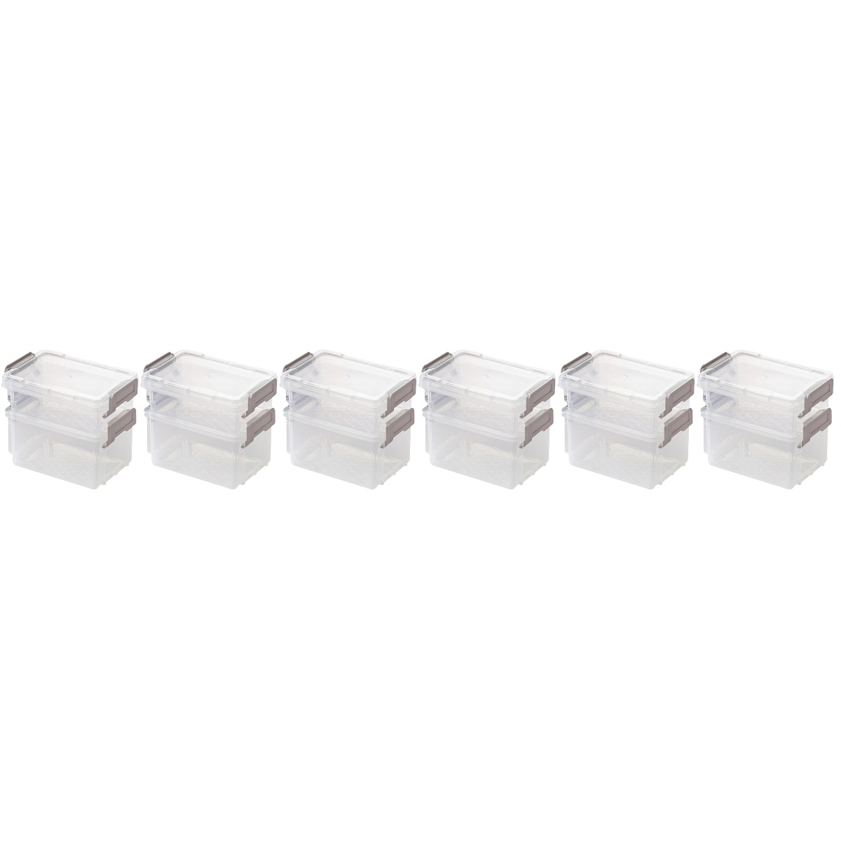 3 Count Storage Cubes Transparent Box Desktop Case Table Boxes ...