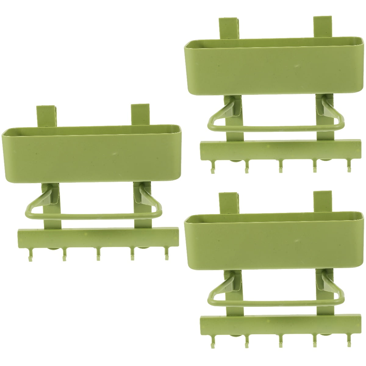 3 Count Storage Shelves Cabinet Door Storage Rack A Tier Hanging Wire ...