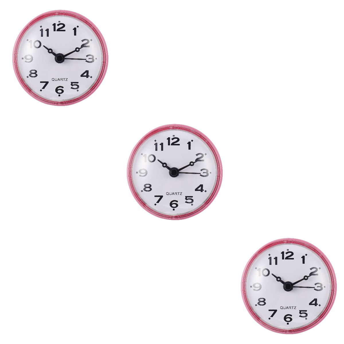 3 Count Sucker Clock Bars Water Alarm Sunrise Office Child Pink ...