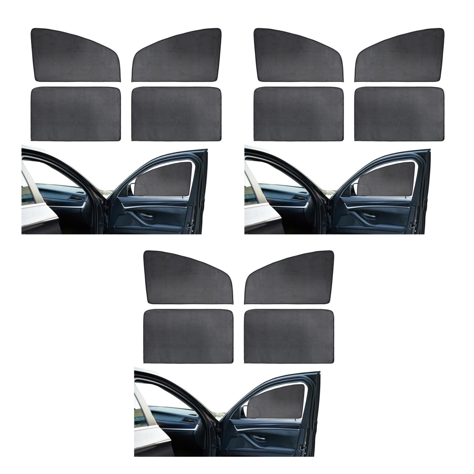 3 Count Sun Blocker Car Window Shield Blackout Covers Curtain Baby ...