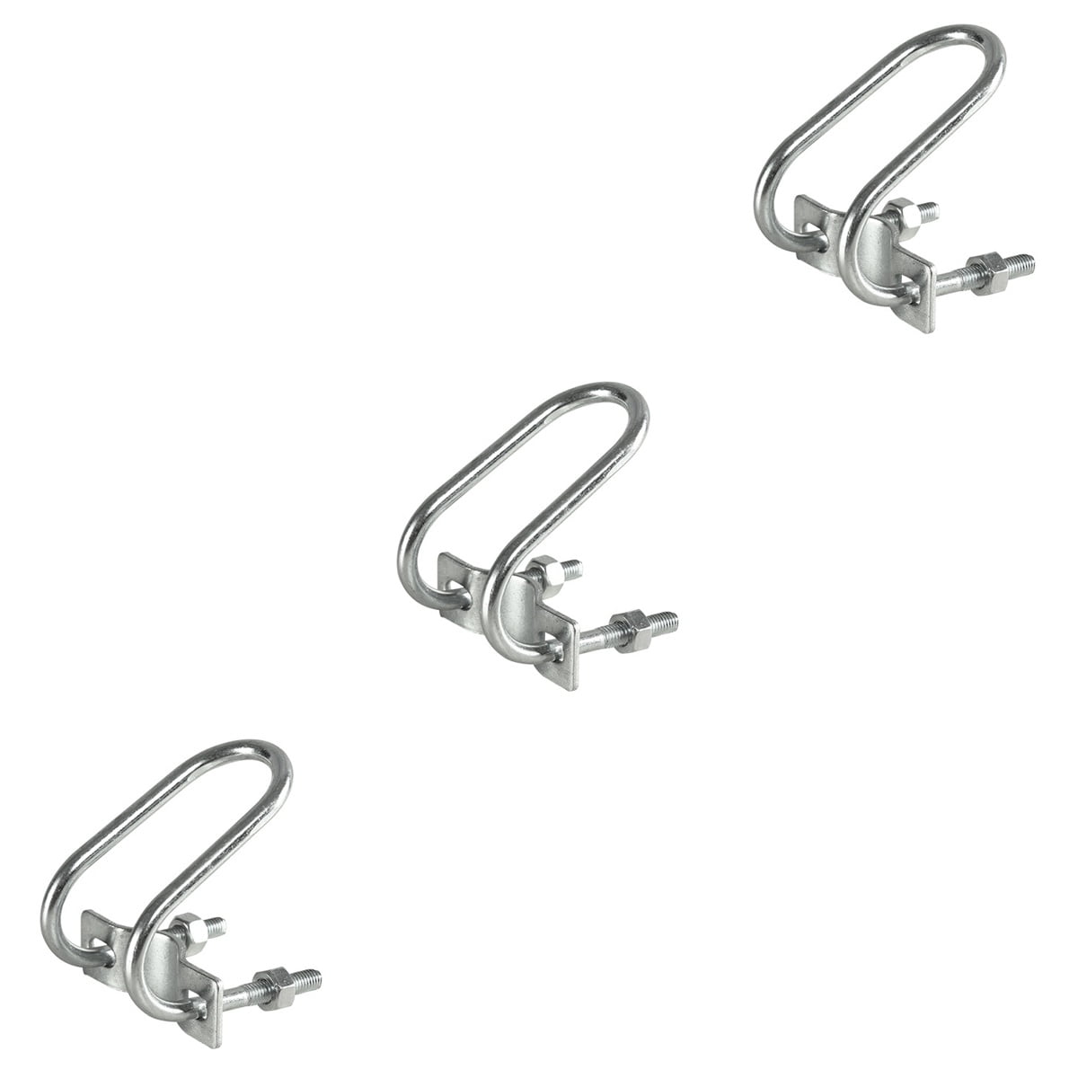 3 Count Sun Umbrella Holder Flags Tricycle Sunshade Patio Metal Clamp ...