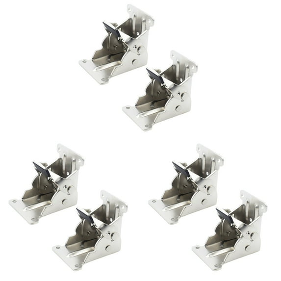 3 Count Support Frame Self-Locking Hinge Door Folding Table Adjustable ...