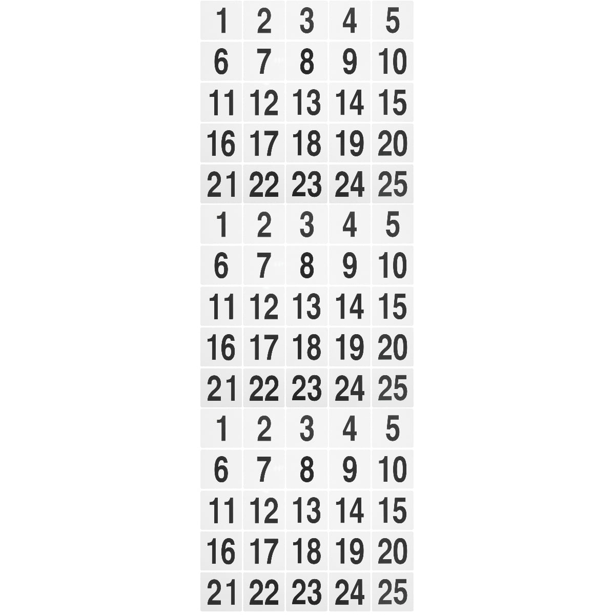 3 Count Table Place Markers Number Plate Guest Numbers - Walmart.com