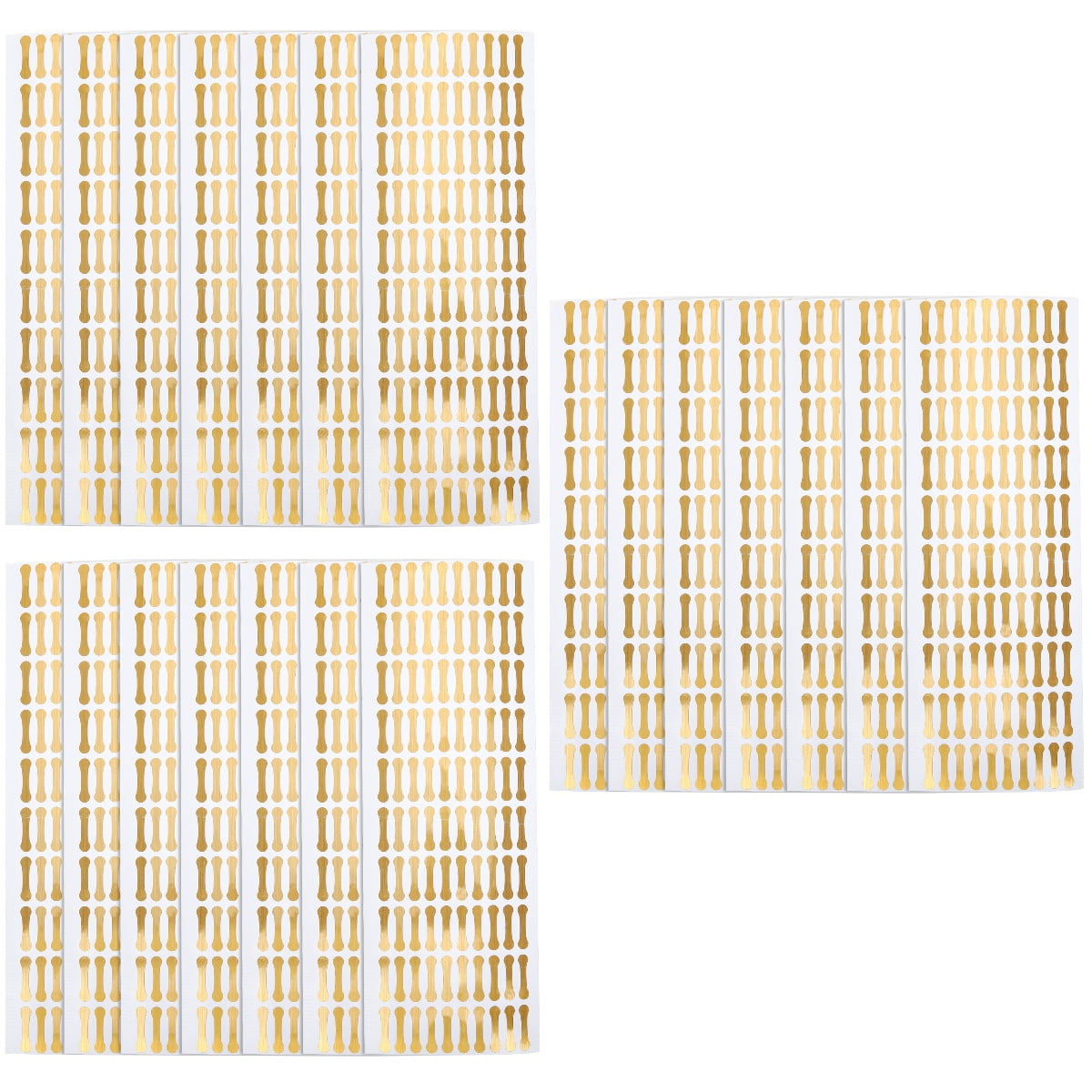 3 Count Tamper Evident Stickers Clear Paper Seal Decal Label Proof Food ...