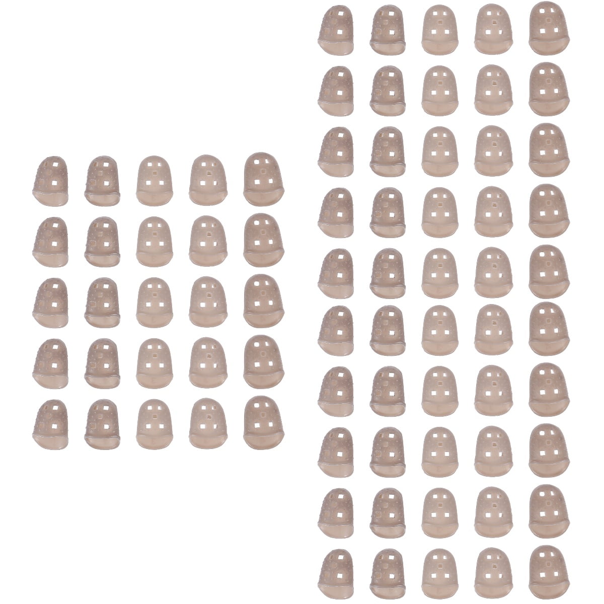 3 Count Tape Rubber Finger Protector Guitar Finger Covers 2.5X2.2X0.1CM ...