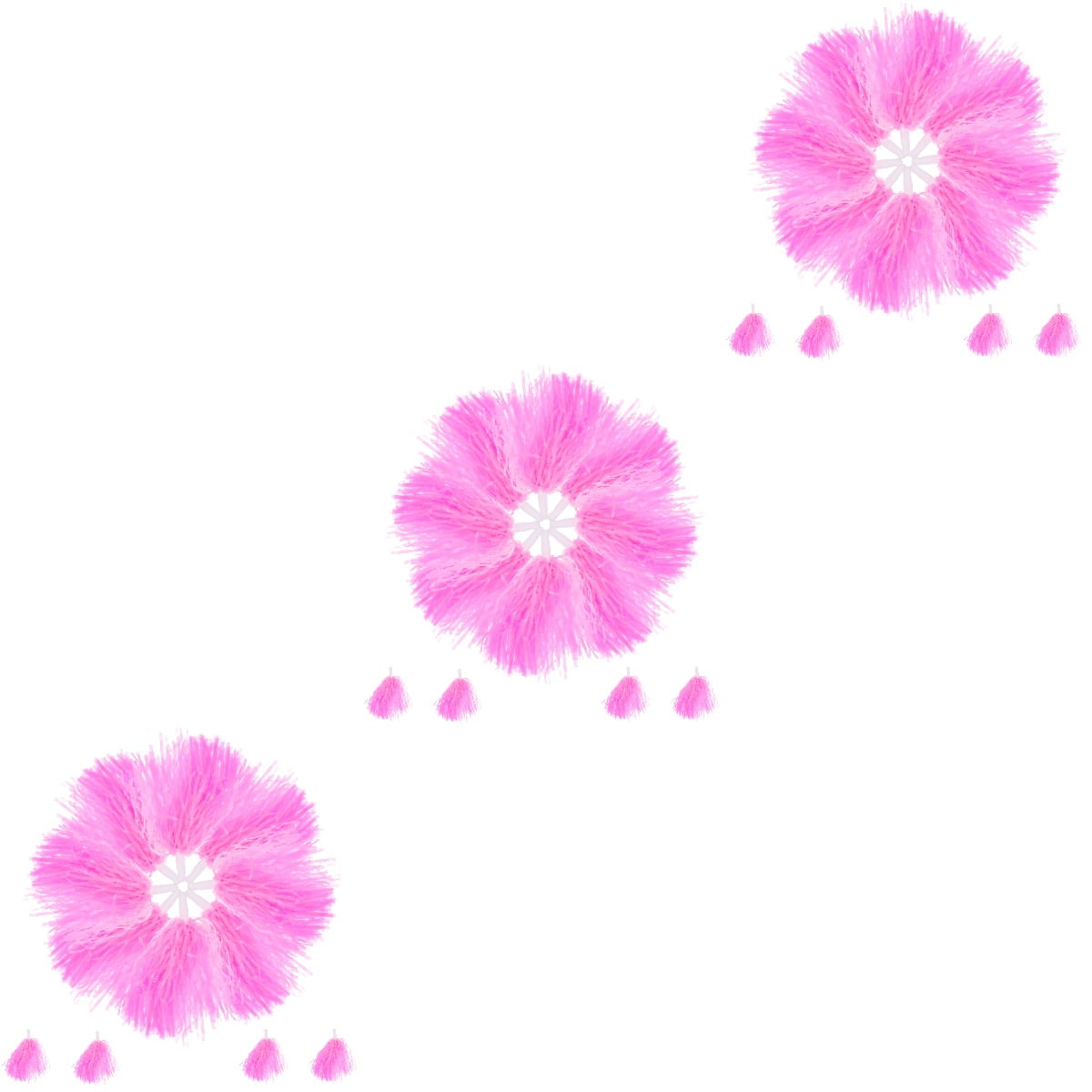 3 Count Teal Pom Poms Cheerleading Cheerleading Bouquet Dancers Props ...